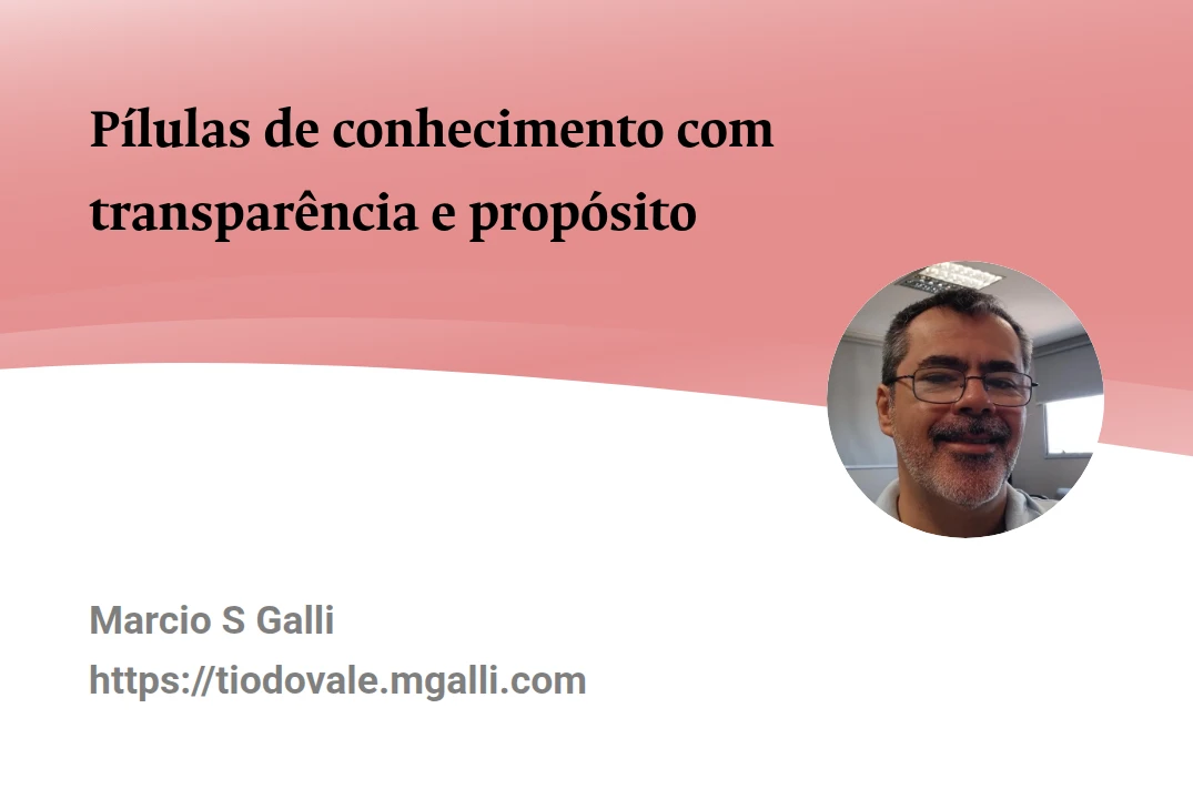 Processo Tio do Vale Pílulas de conhecimento a partir de temas relacionados com as mentorias com ...